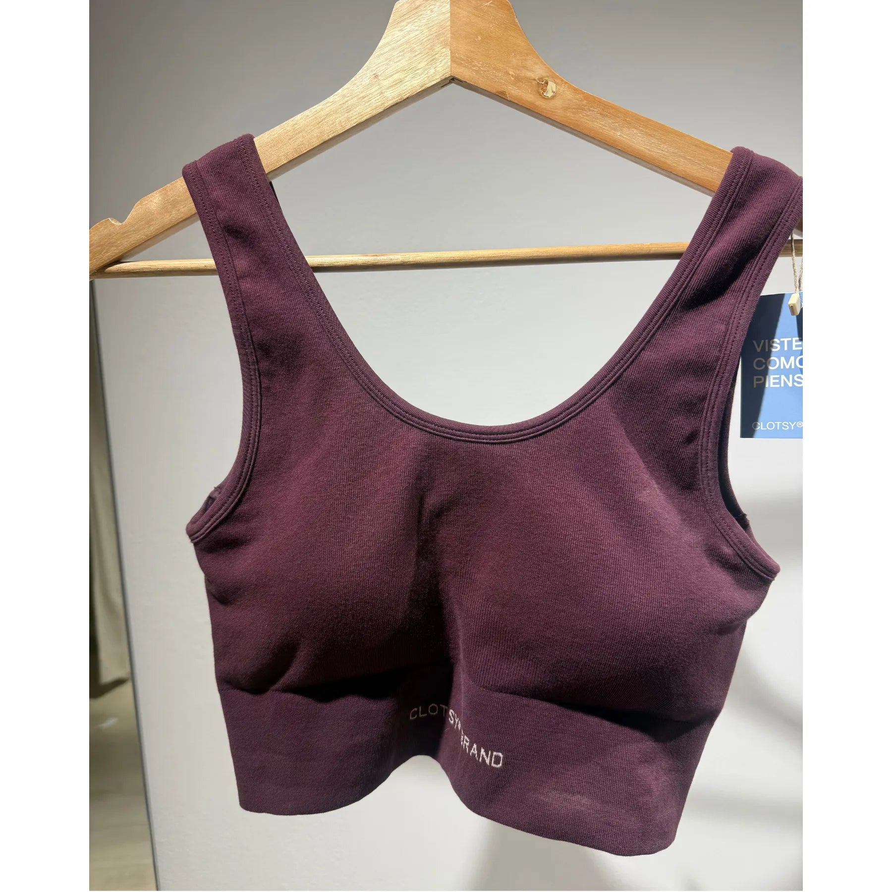 Top Deportivo Burdeos (Zero Waste) – CLOTSY BRAND